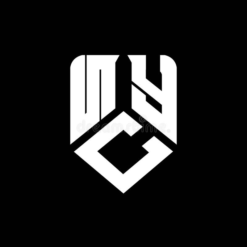 NYC Abstract Monogram Shield Logo Design on White Background. Stock ...