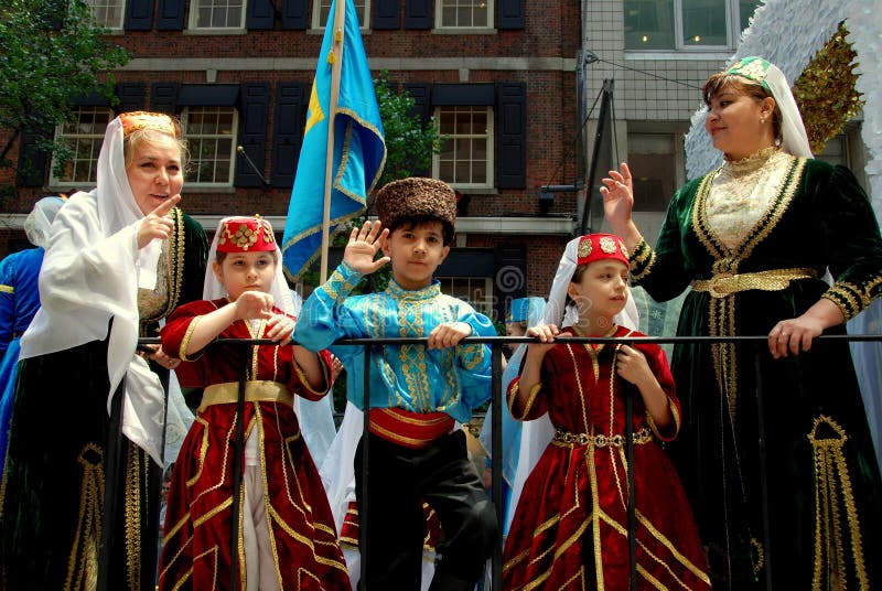 Turkse Dag Parade in New York Redactionele Foto - Image of traditioneel ...