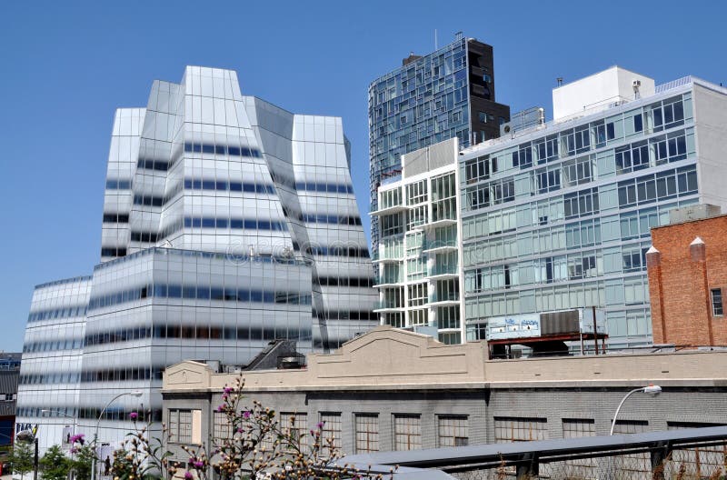 NYC: Frank Gehry S IAC Building Editorial Stock Photo - Image of york ...