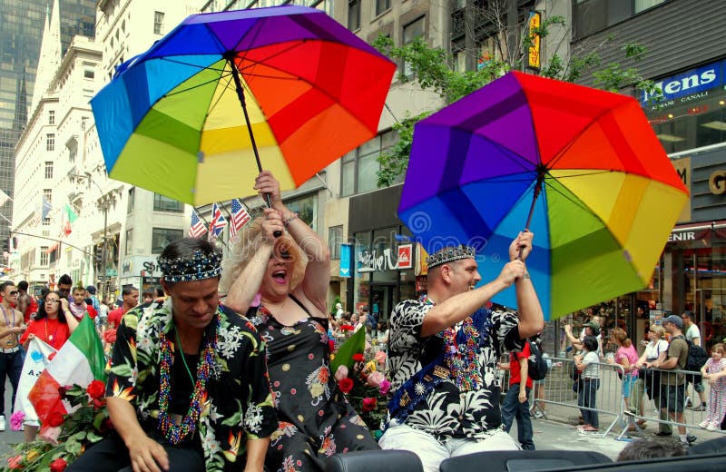NYC: Gay Pride Parade editorial photo. Image of marches - 14127866