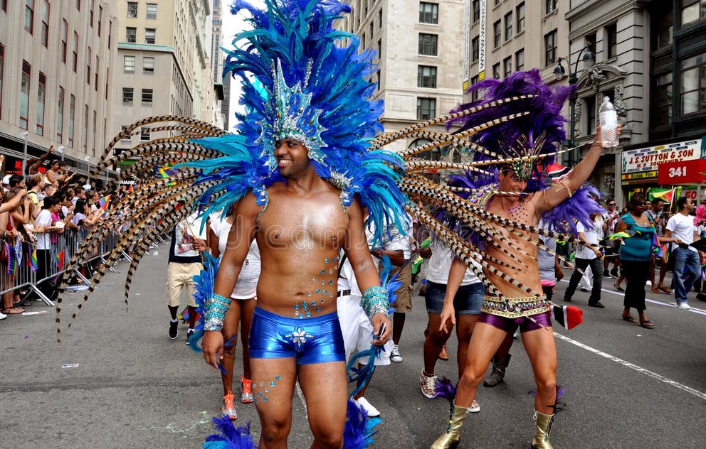 NYC: Gay Pride Parade Marchers Editorial Stock Image - Image of pride ...