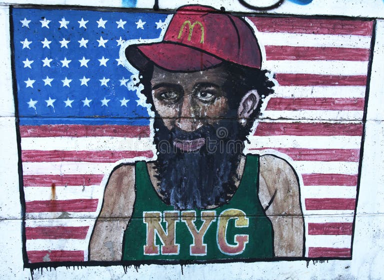 NYC graffiti editorial stock photo. Image of anarchism - 19543603