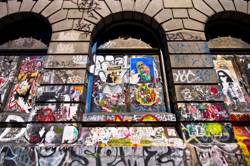 NYC Graffiti editorial photography. Image of germania - 26909217
