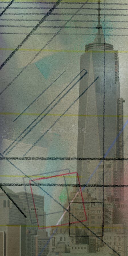 NYC Landscape editorial photography. Illustration of artistic - 95382887