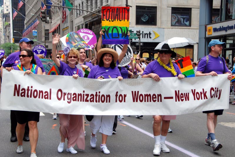 NYC: Gay Pride Parade editorial photo. Image of marches - 14127866