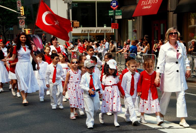 NYC: Turkish Day Parade editorial image. Image of avenue - 14616385