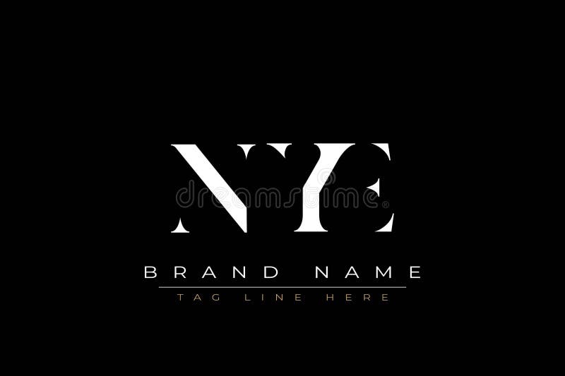 NYE Abstract Letter Logo Design Stock Vector - Illustration of brand ...