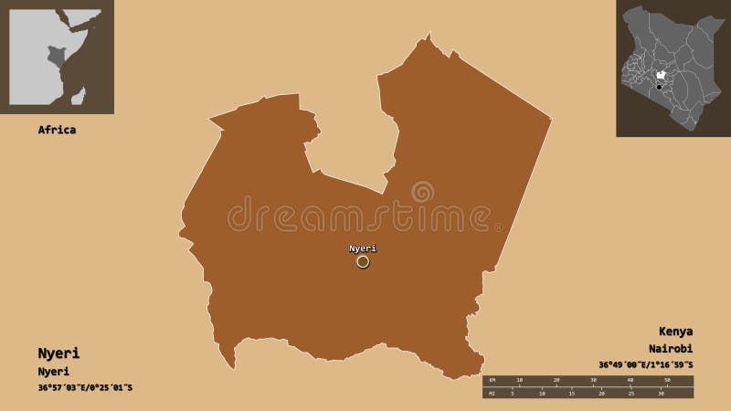 Nyeri, County of Kenya,. Previews. Pattern Stock Illustration ...