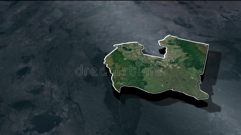 Nyeri - Physical Map of the Globe Animation Map Stock Video - Video of ...