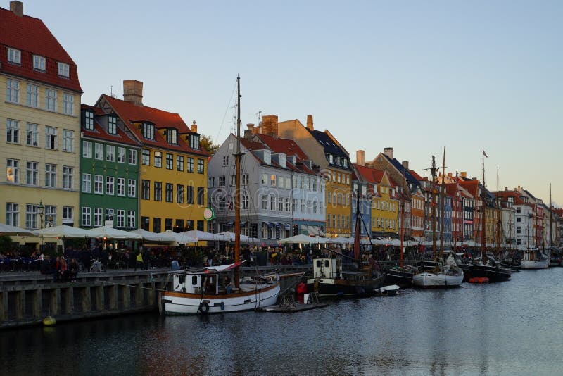 Nyhavn Waterfront, Copenhagen Stock Photo - Image of fall, urban: 152052896