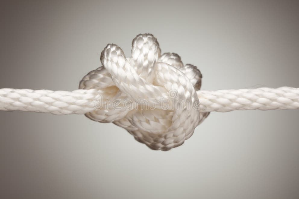 Nylon Rope Knot stock photo. Image of cord, pattern, thread - 10242862