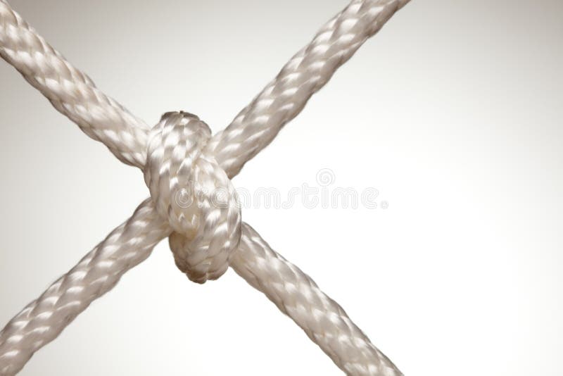 Nylon Rope Knot stock image. Image of fasten, equipment - 10242873
