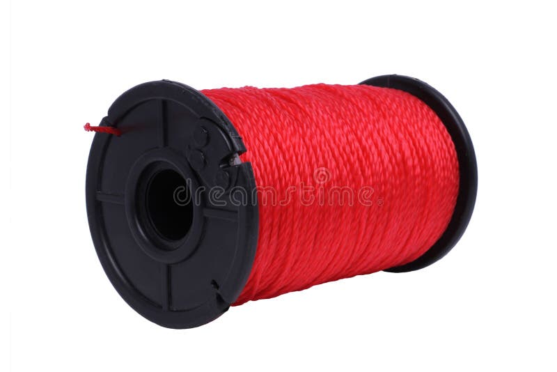 Nylon ropes stock image. Image of spool, string, textured - 64945727