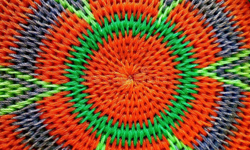 Nylon Ropes Weave a Variety of Colors, Background Stock Image - Image ...