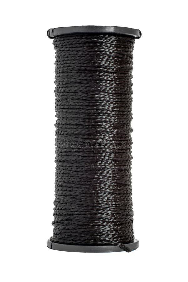 Nylon Shoe Thread on a White Background Stock Image - Image of textured ...