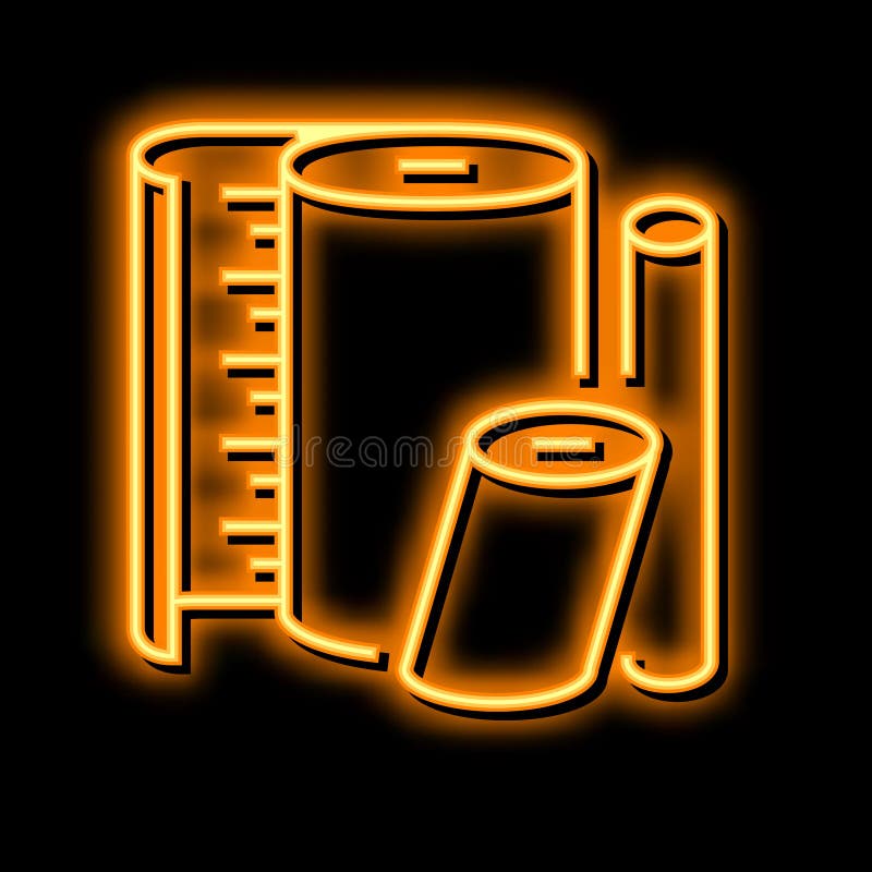 Nylon Thermoplastic Neon Glow Icon Illustration Stock Vector ...