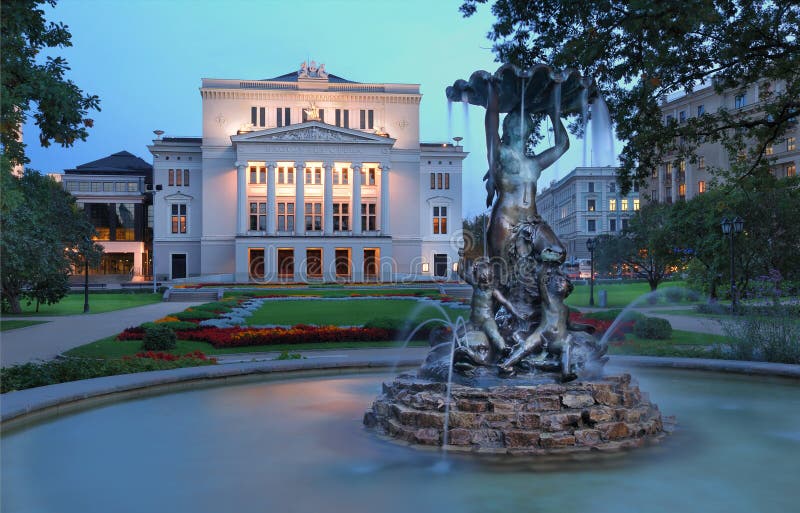 The Nymph. stock image. Image of classic, morning, building - 21377445