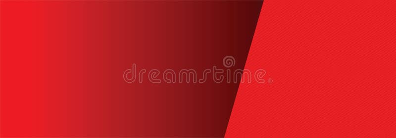 Deep Red and Black Color Gradient, Empty Blank Vector Background ...