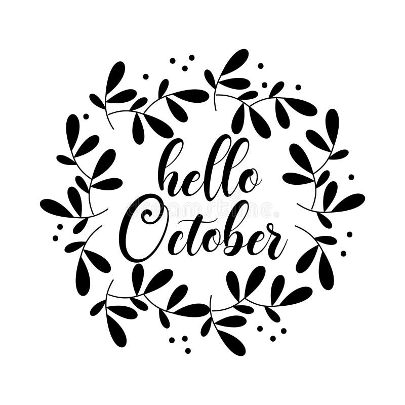 Hello October Stock Illustrations – 12,581 Hello October Stock ...