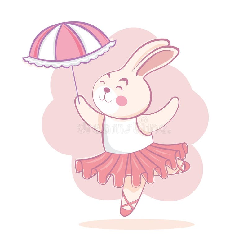 Ballerina Bunny Stock Illustrations – 328 Ballerina Bunny Stock ...