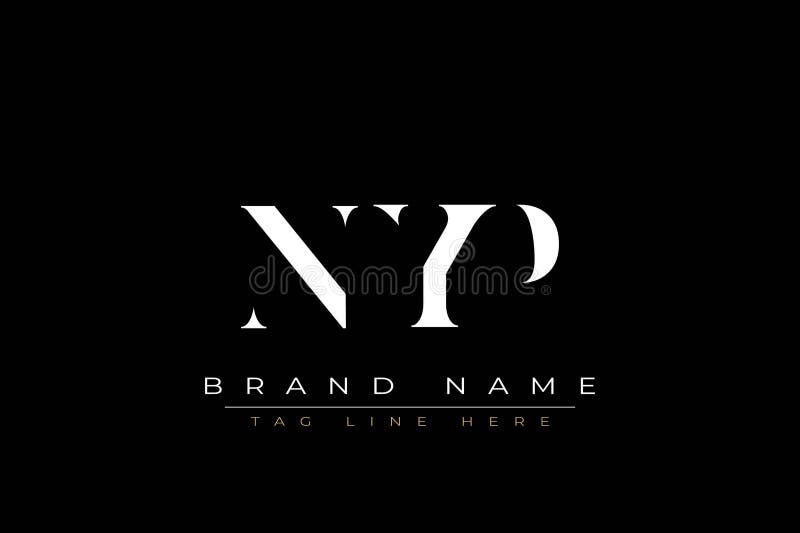 NYP Abstract Letter Logo Design Stock Vector - Illustration of ...