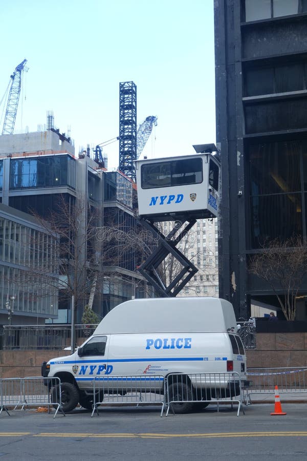 NYPD Observation Tower editorial stock image. Image of brother - 38405164