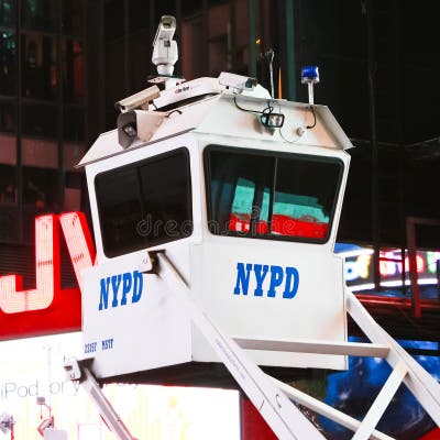 NYPD Surveillance Camera editorial stock photo. Image of north - 18142553