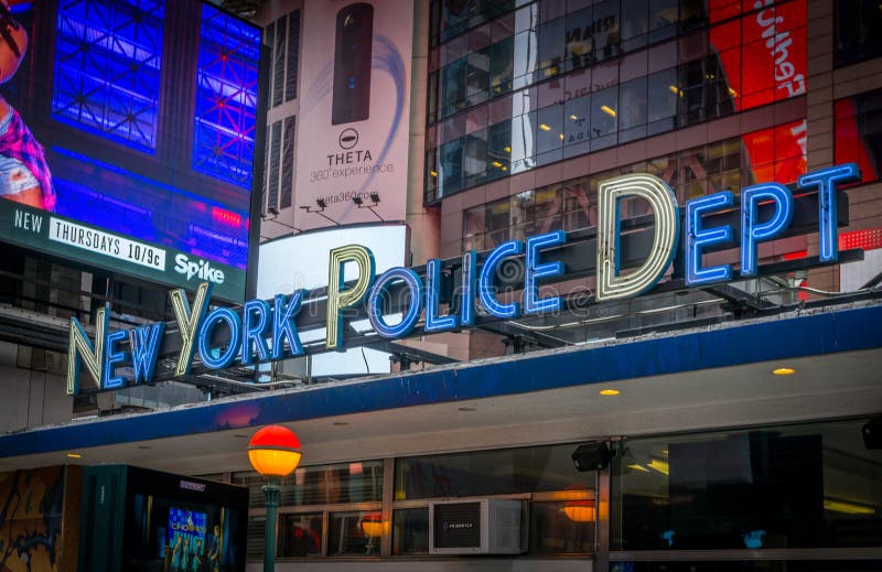 NYPD in Times Square editorial photo. Image of square - 72101286