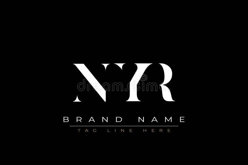 NYR Abstract Letter Logo Design Stock Vector - Illustration of initial ...