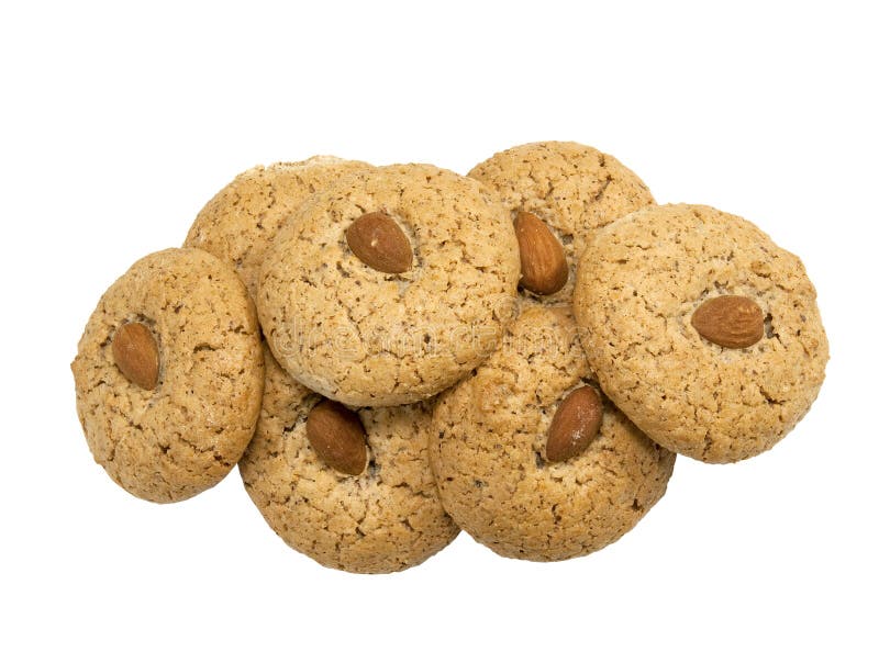 Bakade mandelkakor arkivfoto. Bild av fett, kakor, bagerit - 118669194