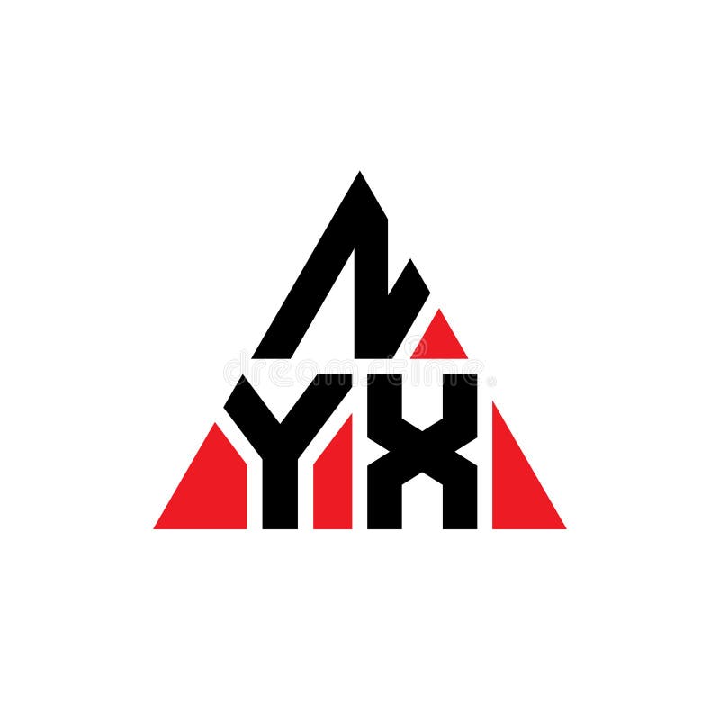 NYX Triangle Letter Logo Design with Triangle Shape. NYX Triangle Logo ...