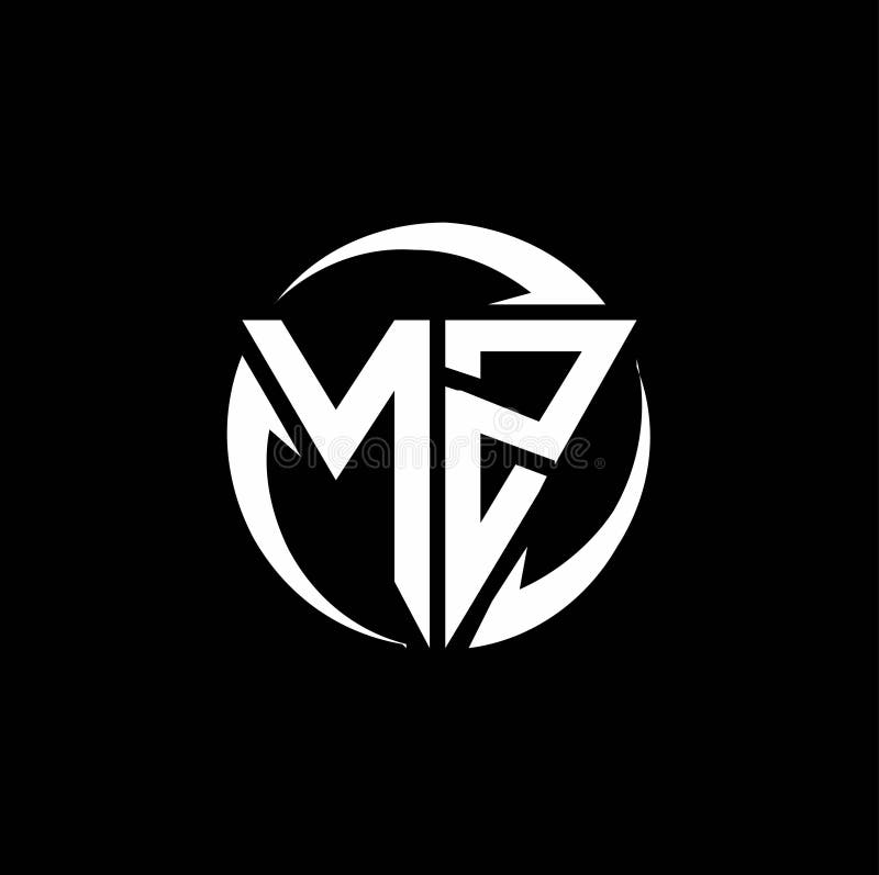 NZ Logo Monogram Design Template Stock Vector - Illustration of ...