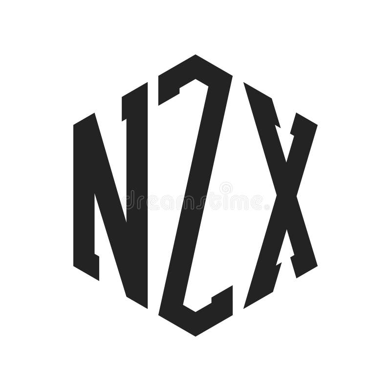 NZX Logo Design. Initial Letter NZX Monogram Logo Using Hexagon Shape ...