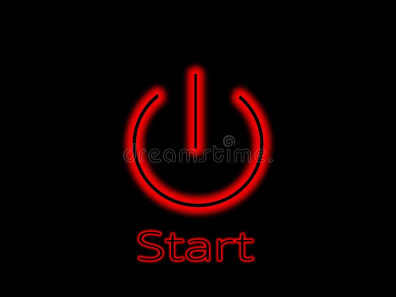 O ícone Do Poder Da Cor Vermelha, O Símbolo Do Poder E O Símbolo De ...