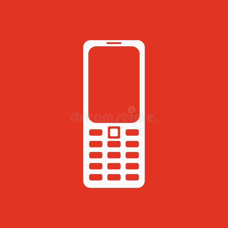 O ícone Do Telefone Símbolo Do Telefone Celular Ilustração do Vetor ...