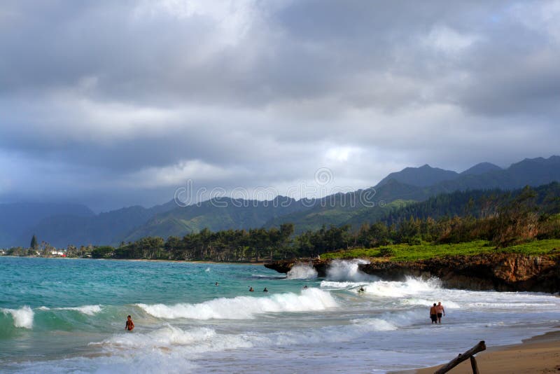 O ahu, Hawaii stock photo. Image of hawaii, coastal, surf - 9492084
