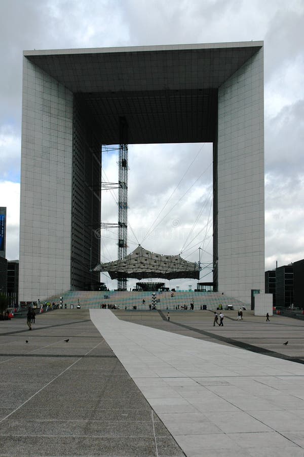 O Arco Grande No Distrito Da Defesa Do La Fotografia Editorial - Imagem ...