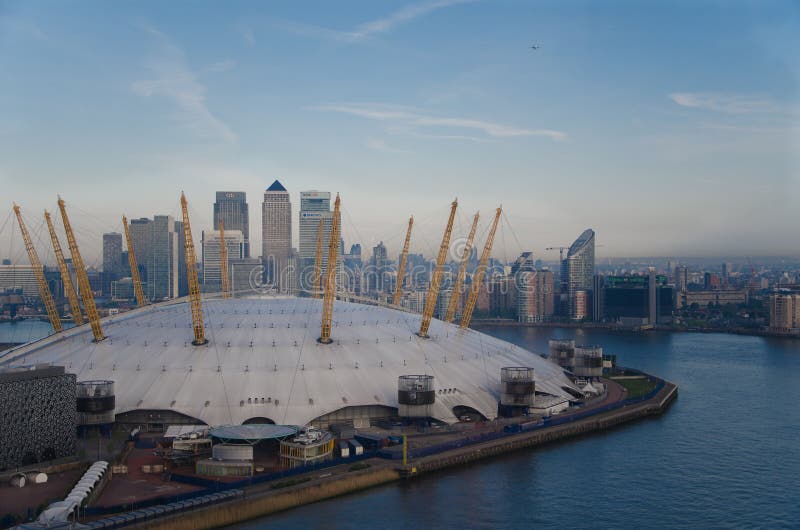 O2 Arena Millennium Dome in London Stock Image - Image of entertainment ...