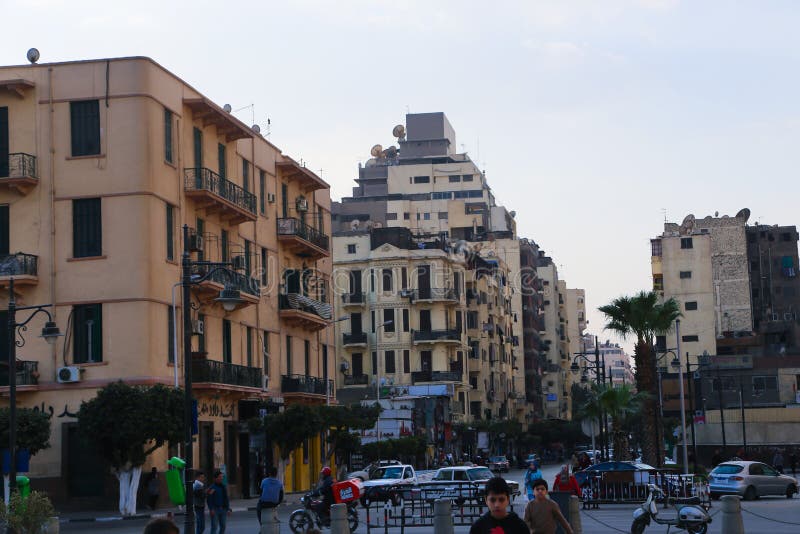 O Cairo do centro foto de stock editorial. Imagem de curso - 112385053