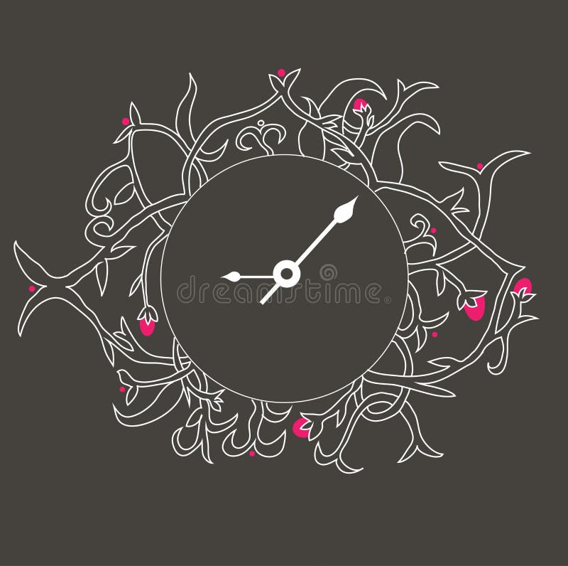 O clock illustration stock vector. Illustration of ilustration - 43478958