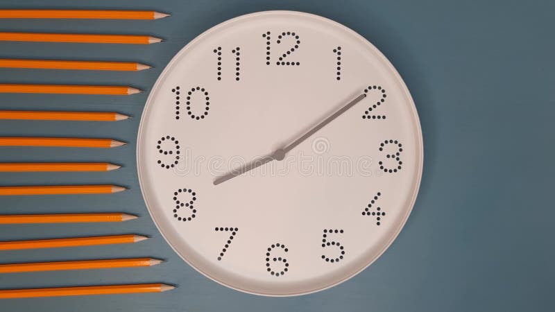 8 O Clock, Morning. Study Time. Back To School. Stock Footage - Video ...