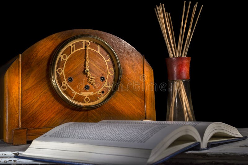 5 o`clock Study Time stock image. Image of dial, hardbound - 94893109