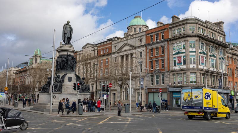 DUBLIN, IRELAND - 25 MARCH 2023: O Connell Bridge in Dublin. Editorial ...