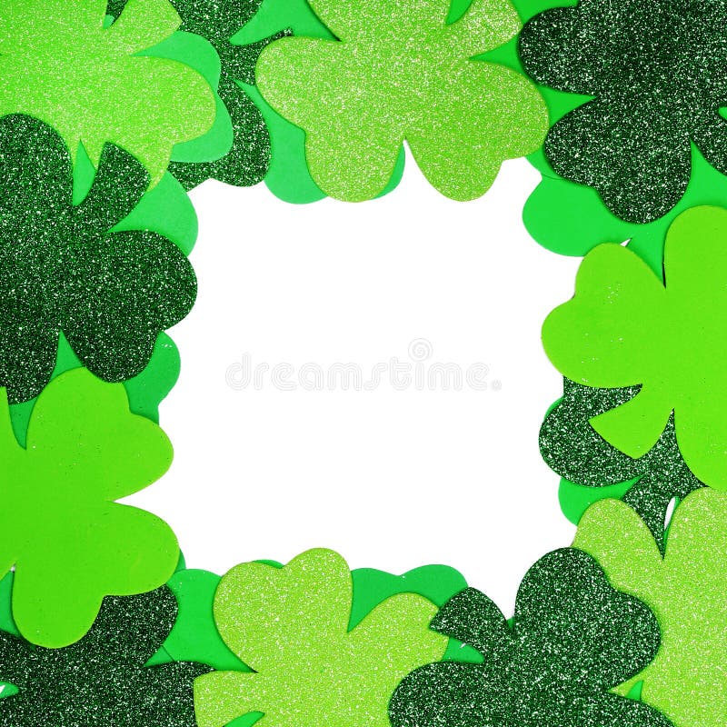 O Dia De St Patrick. Quadro Do Trevo Isolado Imagem de Stock - Imagem ...