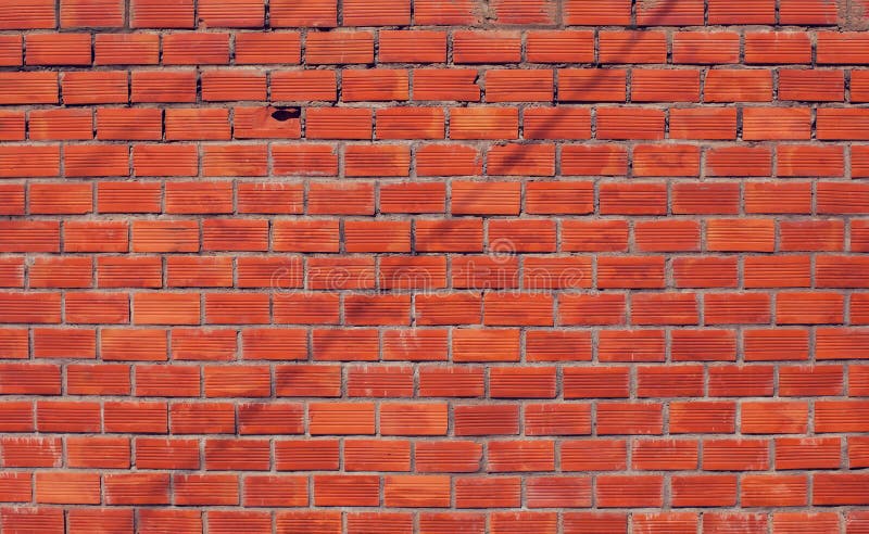 O Fundo Da Textura Da Parede De Tijolo Vermelho Imagem De Stock