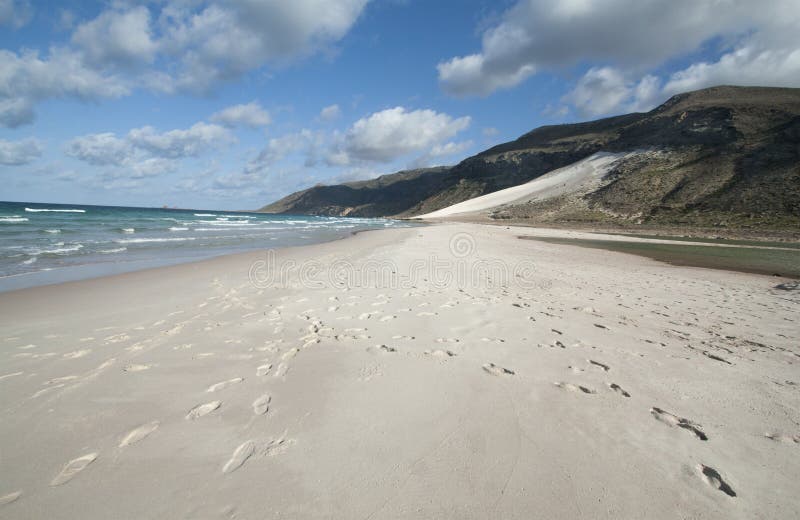 O Golfo De Áden Da Costa Norte, Praia Imagem de Stock - Imagem de leste ...