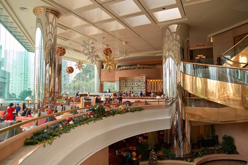 O Hotel Hong Kong De Jw Marriott Fotografia Editorial - Imagem de luxo ...