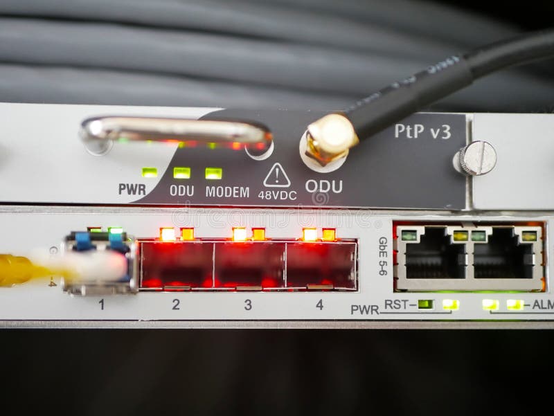 Multiplexer Da Telecomunicação Foto de Stock - Imagem de rede ...