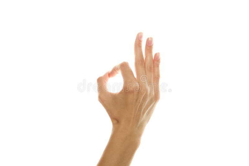 OK-teken stock afbeelding. Image of ideeën, ruimte, één - 20335759