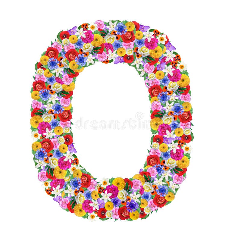 Colorful Letter O